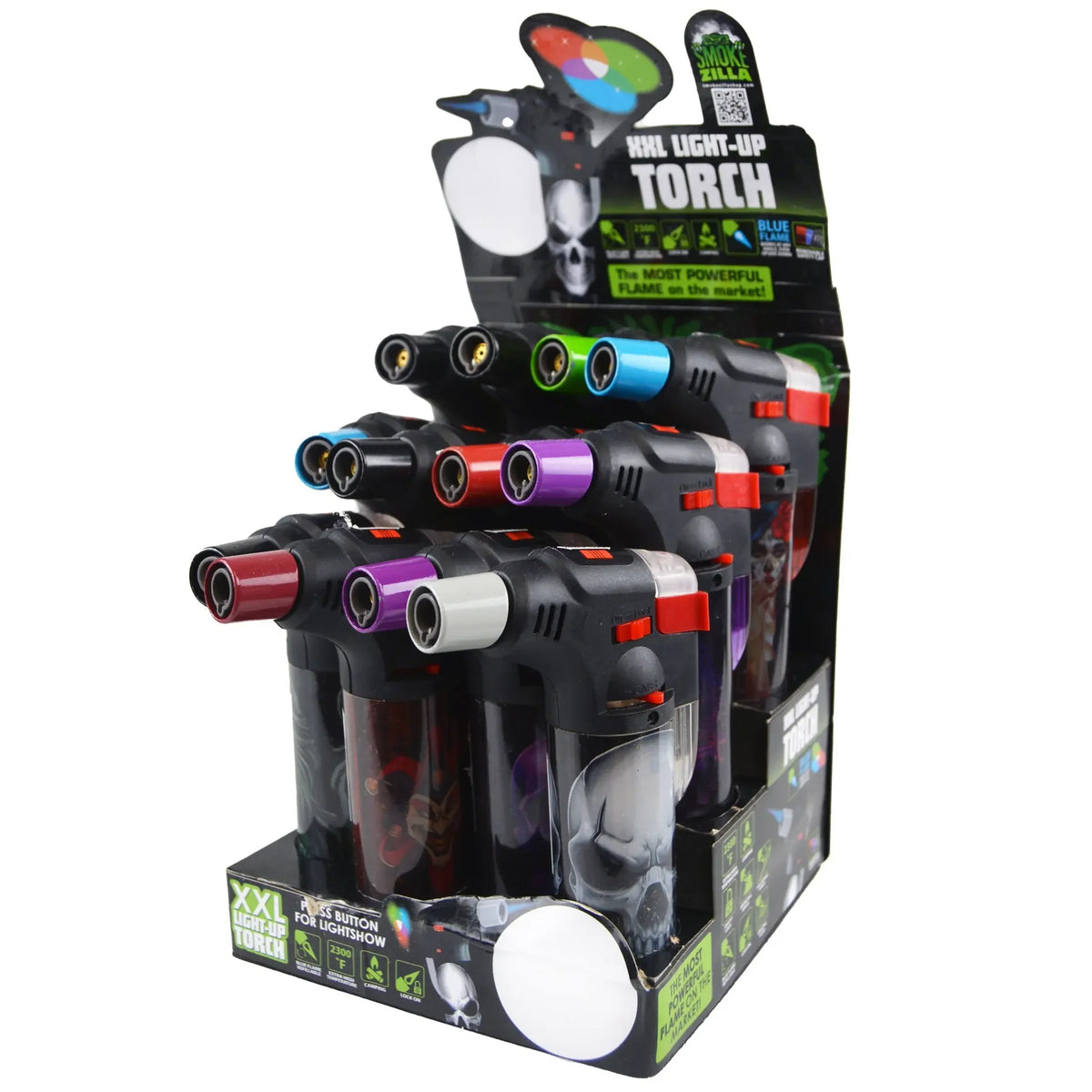 SMOKEZILLA XXL LIGHT-UP TORCH 12/DISPLAY (23113) – Valley México