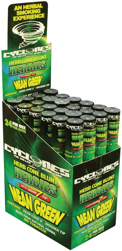 CYCLONES HEMP CONE 24 TUBES MEAN GREEN – Valley México