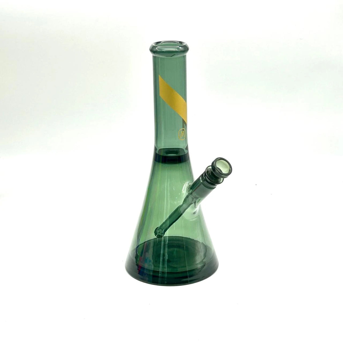 MARLEY NATURAL WATERPIPE 12" SMOKED GLASS W/GOLD STRIPE DECAL – Valley ...